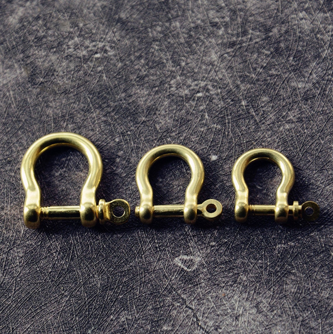 Brass D-rings With Screw for Bag Findings in Crafts U-shape | Etsy