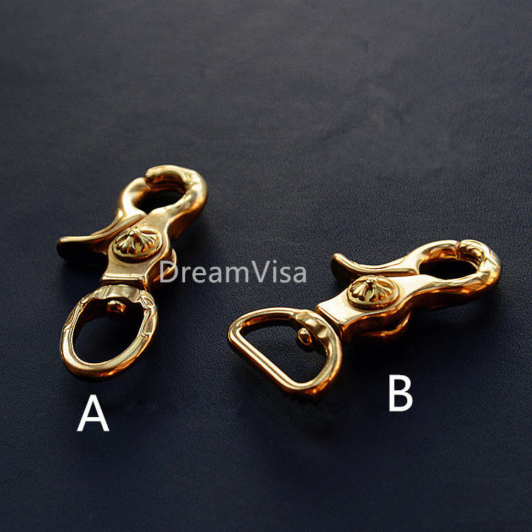 Handmade Brass Push Gate Swivel Hook/ Trigger Snaps/ Lobster | Etsy