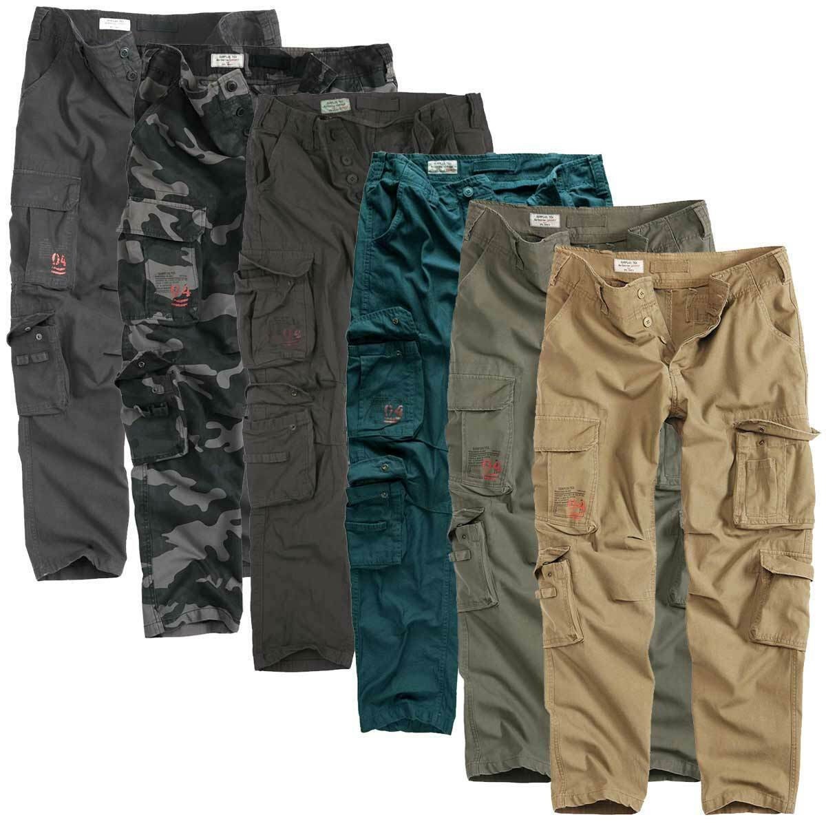 Surplus Raw Vintage Airborne Combat Cargo Trousers Army Military Pants ...