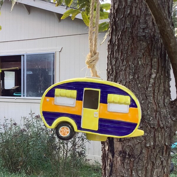 Camper Birdhouse - Etsy