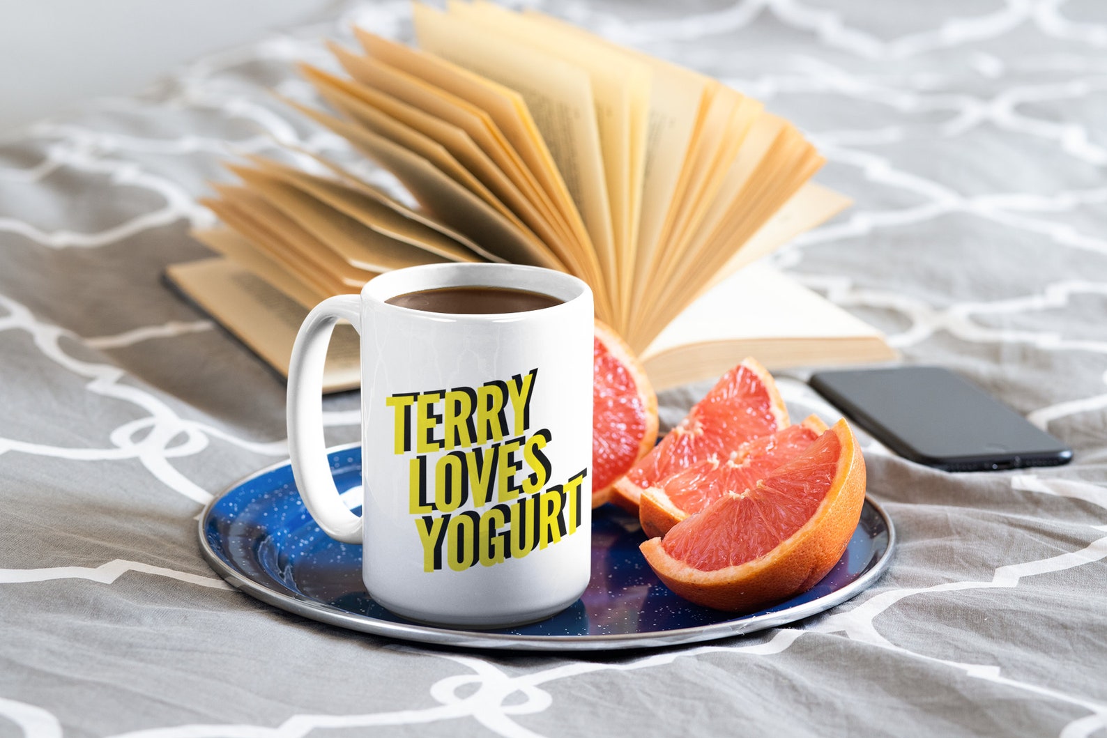 Brooklyn Nine Nine B99 Mug Terry Loves Yogurt Terry - Etsy España