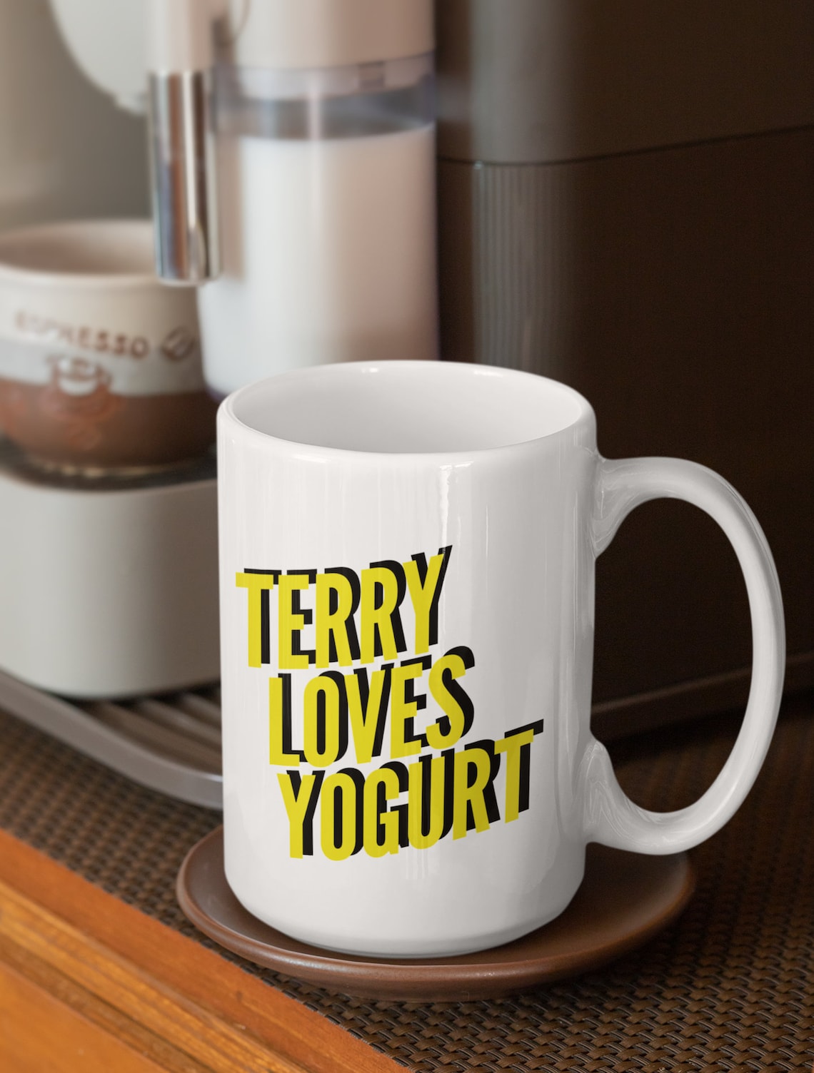 Brooklyn Nine Nine B99 Mug Terry Loves Yogurt Terry Jeffords mug Jake ...