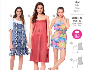 Sewing Pattern for Women's Dress, Sleeveless Dress, Classic Dress ...