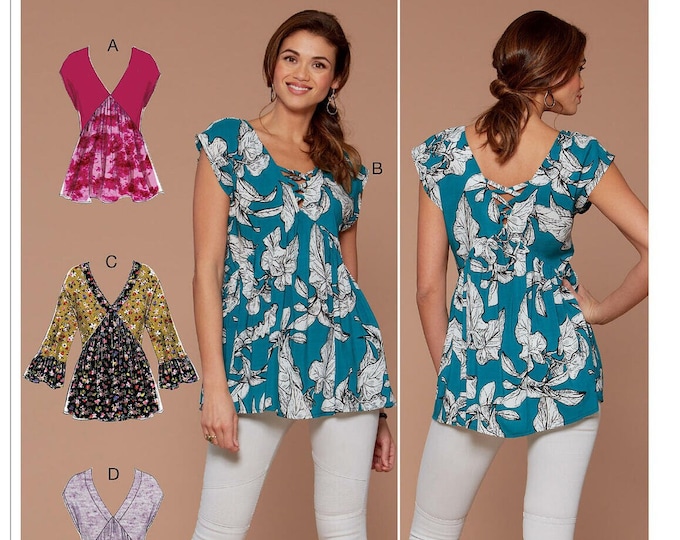 Sewing Pattern for Womens Tops, Milkmaid Tops, Puff Sleeve Tops, Tank ...