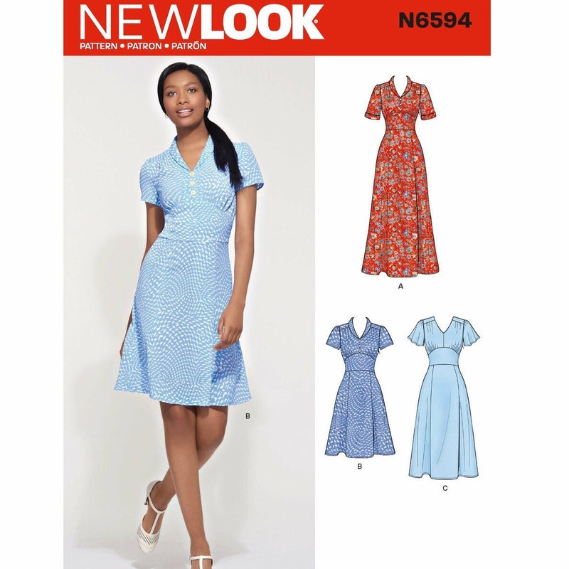 Empire Waist Dress Patterns - Etsy