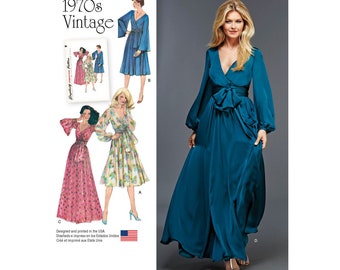 Sewing Pattern for Women's Dress, Wrap Dress, Summer Dress, Sleeveless ...