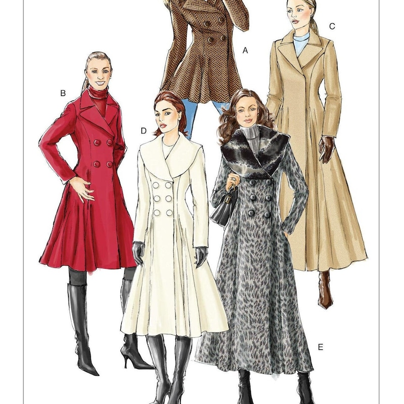 Vogue Coat Pattern Women - Etsy