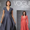 Vogue Sewing Pattern for Women's Dress, Pullover Dress, Loose Fitting ...