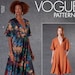 Vogue Sewing Pattern for Women's Dress, Kimono Dress, Maxi Dress ...