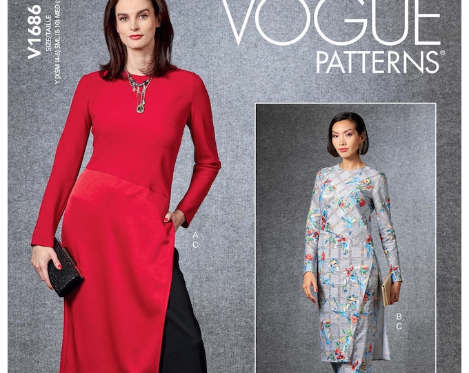 Easy Vogue Sewing Pattern for Womens Tunic and Pants, Fitted Tunic ...