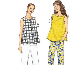 Vogue Sewing Pattern for Women's Tops and Pants off | Etsy UK