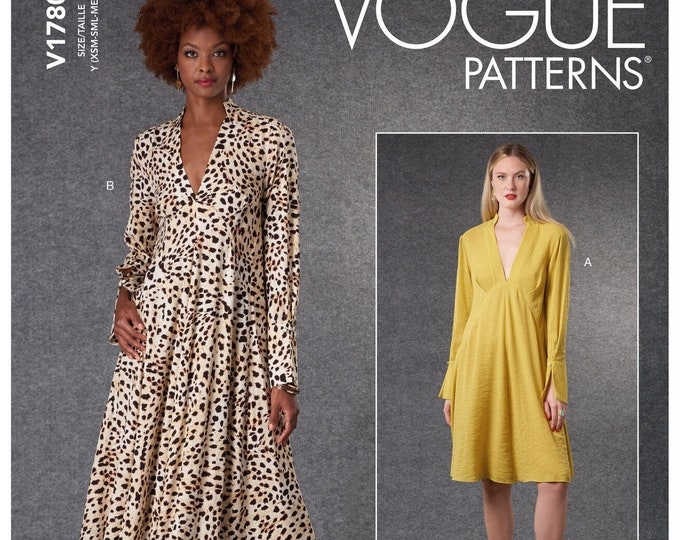 Easy Vogue Sewing Pattern for Women's Dress, Batwing Dress, Oversized ...