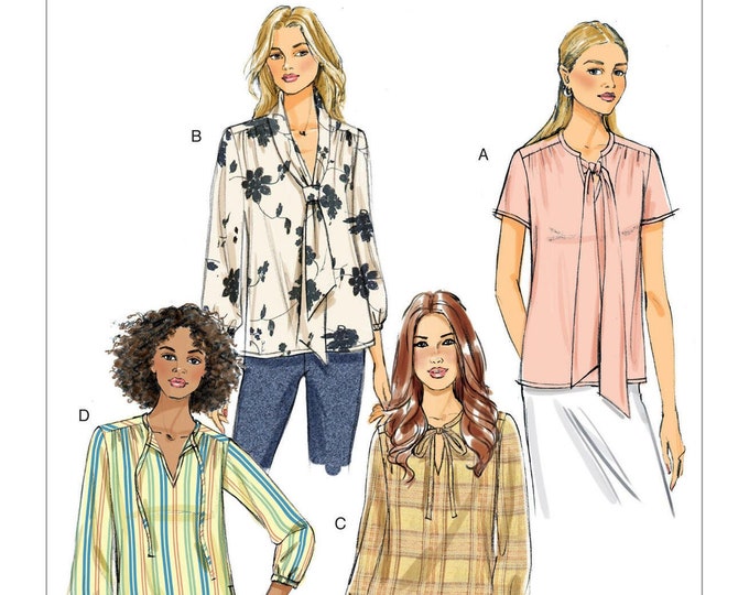 Sewing Pattern for Women's Tops, Long Sleeve Tops, Bell Sleeve Tops ...