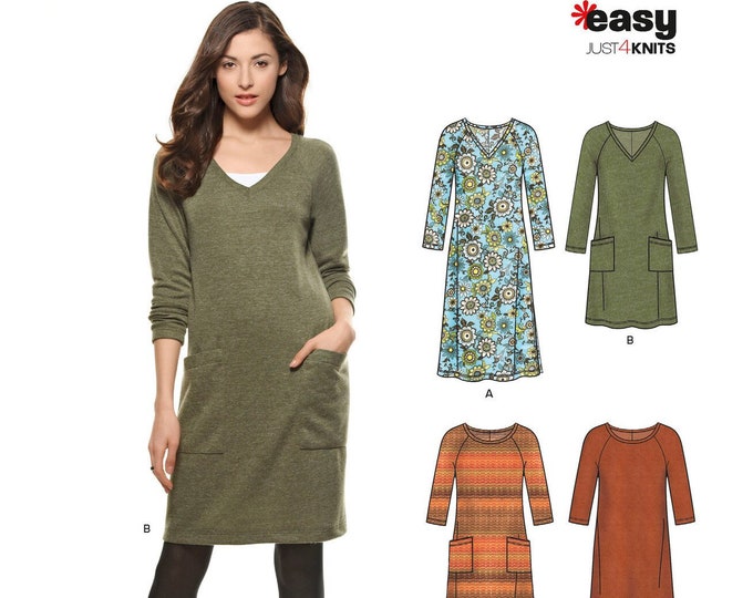 Sewing Pattern for Womens Dress, Sleeveless Dress, Pullover Dress ...