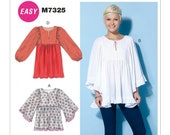Easy Sewing Pattern for Women's Tops Boho Tops Pullover - Etsy
