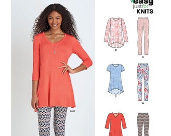 Easy Sewing Pattern for Women's Tops, Pullover Tunic, Tank Top, Puff ...