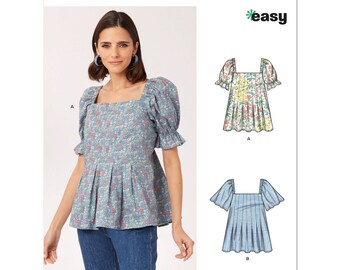 Easy Sewing Pattern for Women's Knit Tops and Knit Leggings, Long ...