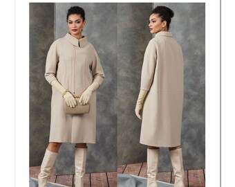 Sewing Pattern for Women's Jacket, Cape Jacket, Winter Coat, Capelet ...