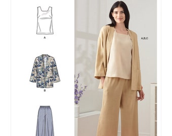 Sewing Pattern for Women's Tops, Pants, Jacket, and Skirt, Blazer ...