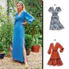 Sewing Pattern for Women's Dress, Sleeveless Dress, Classic Dress ...