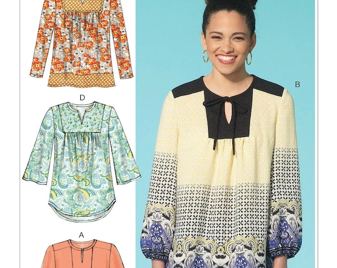 Easy Sewing Pattern for Women's Tops, Button Front Tops, Womens Tunic ...