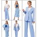 Easy Sewing Pattern for Women's Vest, Top, Dress, and Pants, Knit Dress ...
