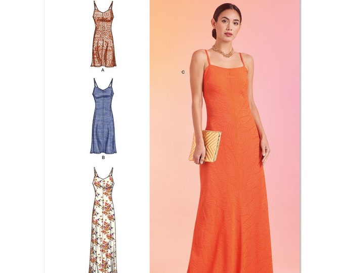 Sewing Pattern for Womens Dress, Slip Dress, Maxi Dress, Formal Dress ...