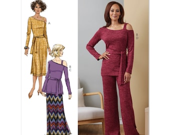 Sewing Pattern for Women's Tops, Dress, and Pants, Maxi Dress, Tank Top ...