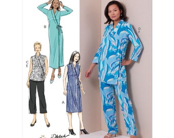 Easy Sewing Pattern for Women's Vest, Top, Dress, and Pants, Knit Dress ...
