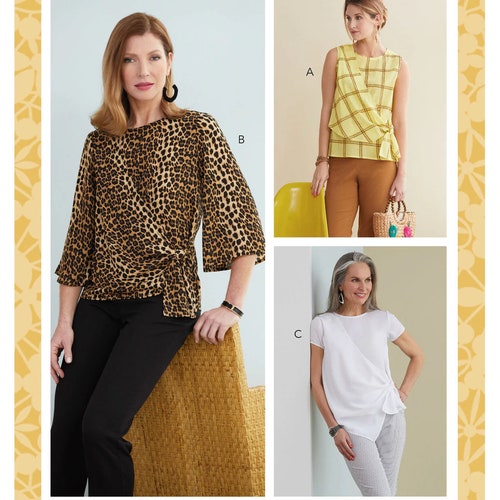 Easy Sewing Pattern for Women's Tops Tank Top Blouse - Etsy