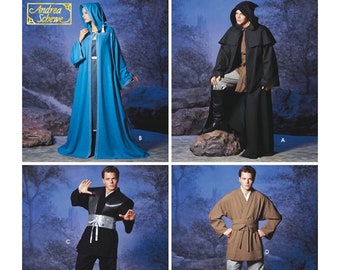 Sewing Pattern for Womens Cape, Costume Cape, Hooded Cape, Floor Length ...