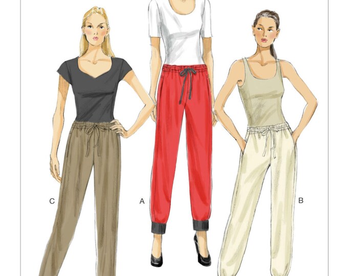 Vogue Sewing Pattern for Women's Pants Knit Pants Womens - Etsy