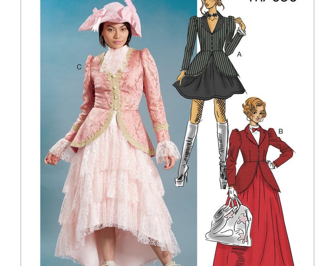 Sewing Pattern for Womens Costume Dress, Steampunk Dress Pattern, Floor ...
