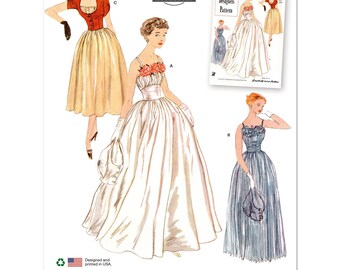 Mccall's 8836 Evening Elegance Formal Dress Gown - Etsy