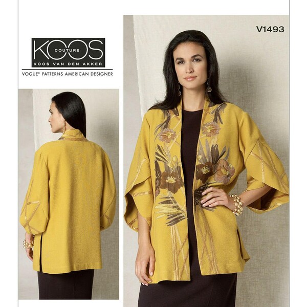 Vogue Jacket Pattern - Etsy