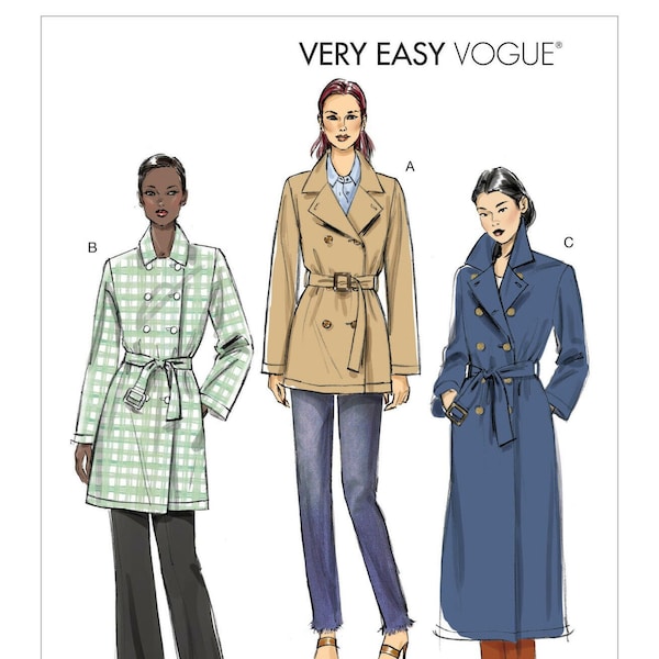 Womens Trench Coat Sewing Pattern - Etsy