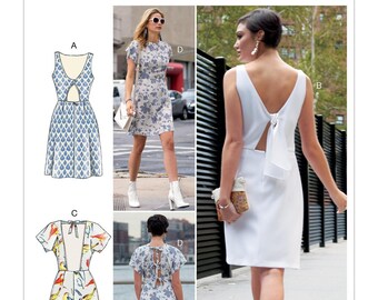 Open Back Dress - Etsy