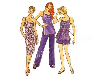 Uncut Sewing Pattern for Womens Jacket, Top Skirt, and Pants, Womens ...