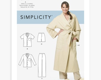 Easy Sewing Pattern for Men's and Women's Pajamas, Pajama Bottoms ...