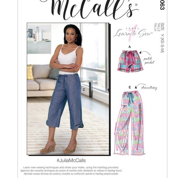 Capri Pants Pattern - Etsy