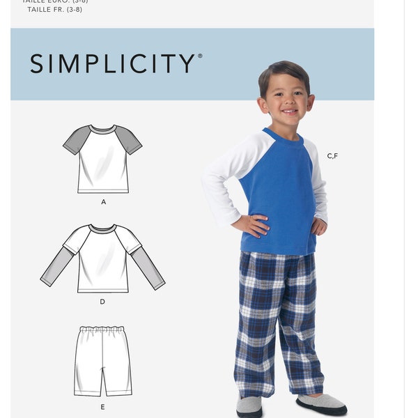 Boys Pajama Pattern - Etsy