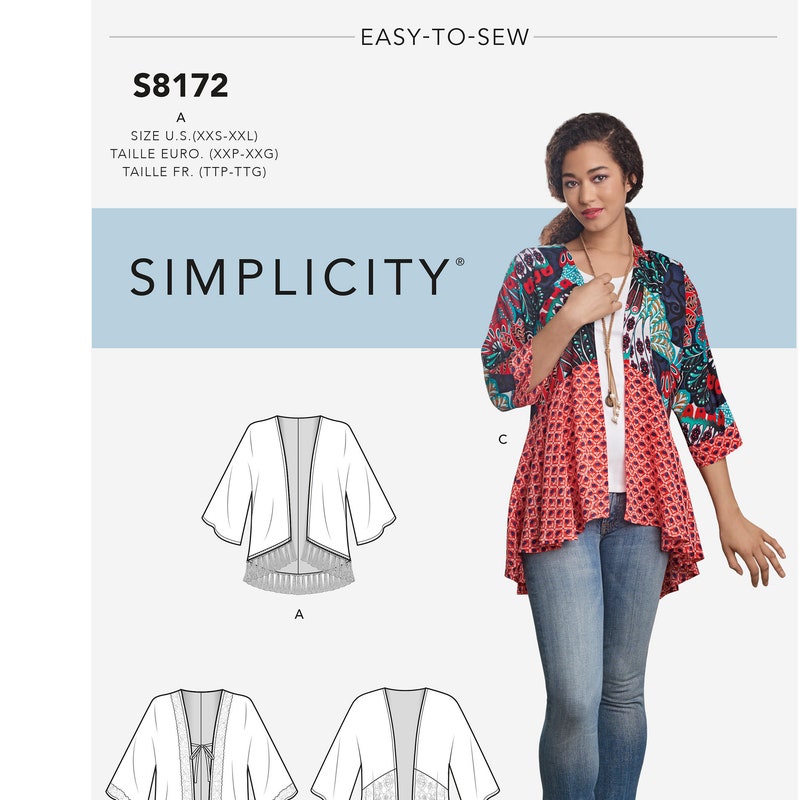 Kimono Upcycle Pattern - Etsy