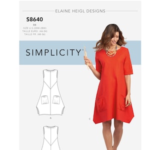 Easy Sewing Pattern for Womens Dress and Tops, Womens Tunic, Summer ...