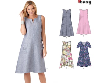 Sewing Pattern for Women's Tops, Dress, and Pants, Maxi Dress, Tank Top ...