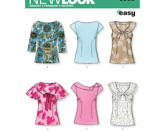 Easy Sewing Pattern for Women's Tops, Pullover Tunic, Tank Top, Puff ...