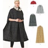 Sewing Pattern for Women's Jacket, Cape Jacket, Winter Coat, Capelet ...
