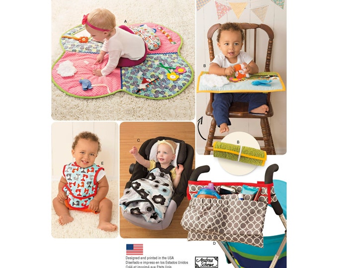 Sewing Pattern for Baby Shopping Cart Cover, Play Mats, Stroller ...