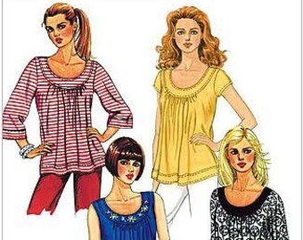 Sewing Pattern for Women's Tops, Wrap Tops, V Neck Tops, Tank Tops ...