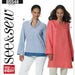 Sewing Pattern for Women's Tops, Womens Tunic, Long Sleeve Tops ...