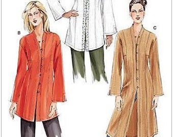 Sewing Pattern for Women's Tops, Button Front Tops, Tank Top, Collared ...